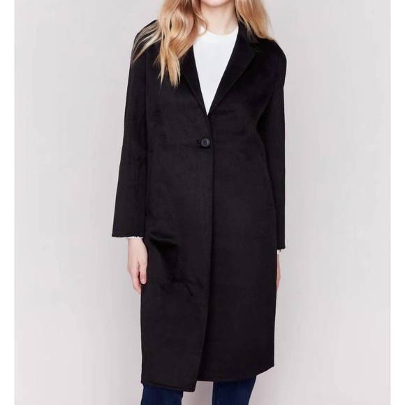 CHARLIE B | Jackets & Coats | New Charlie B Double Face Wool Blend Long ...